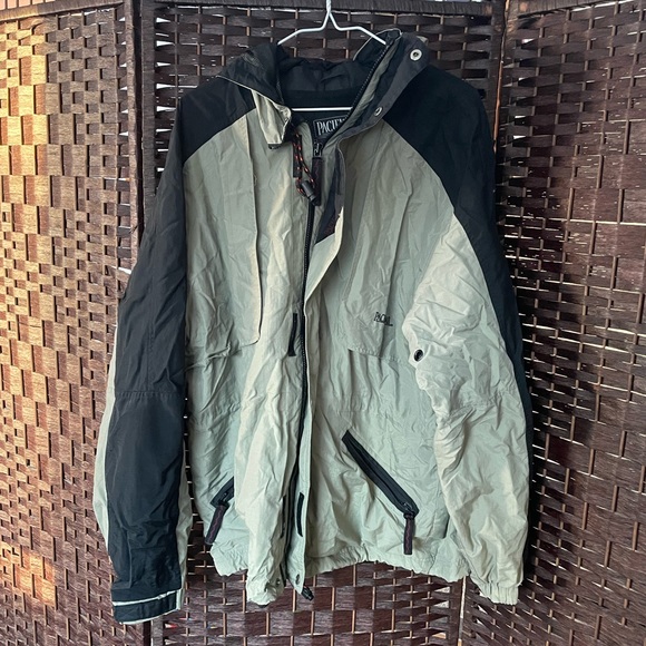 Pacific Trail | Jackets & Coats | Pacific Trail Grey And Black Rain ...